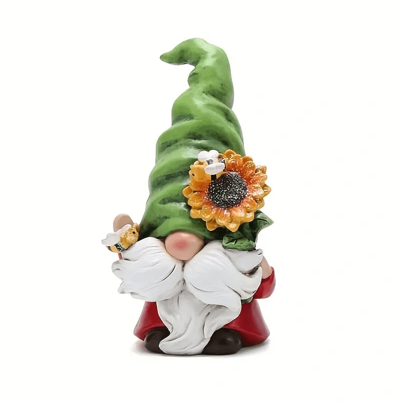 1pc Statue Gnome Jardin En Résine Décoration Gnome Printemps - Temu France