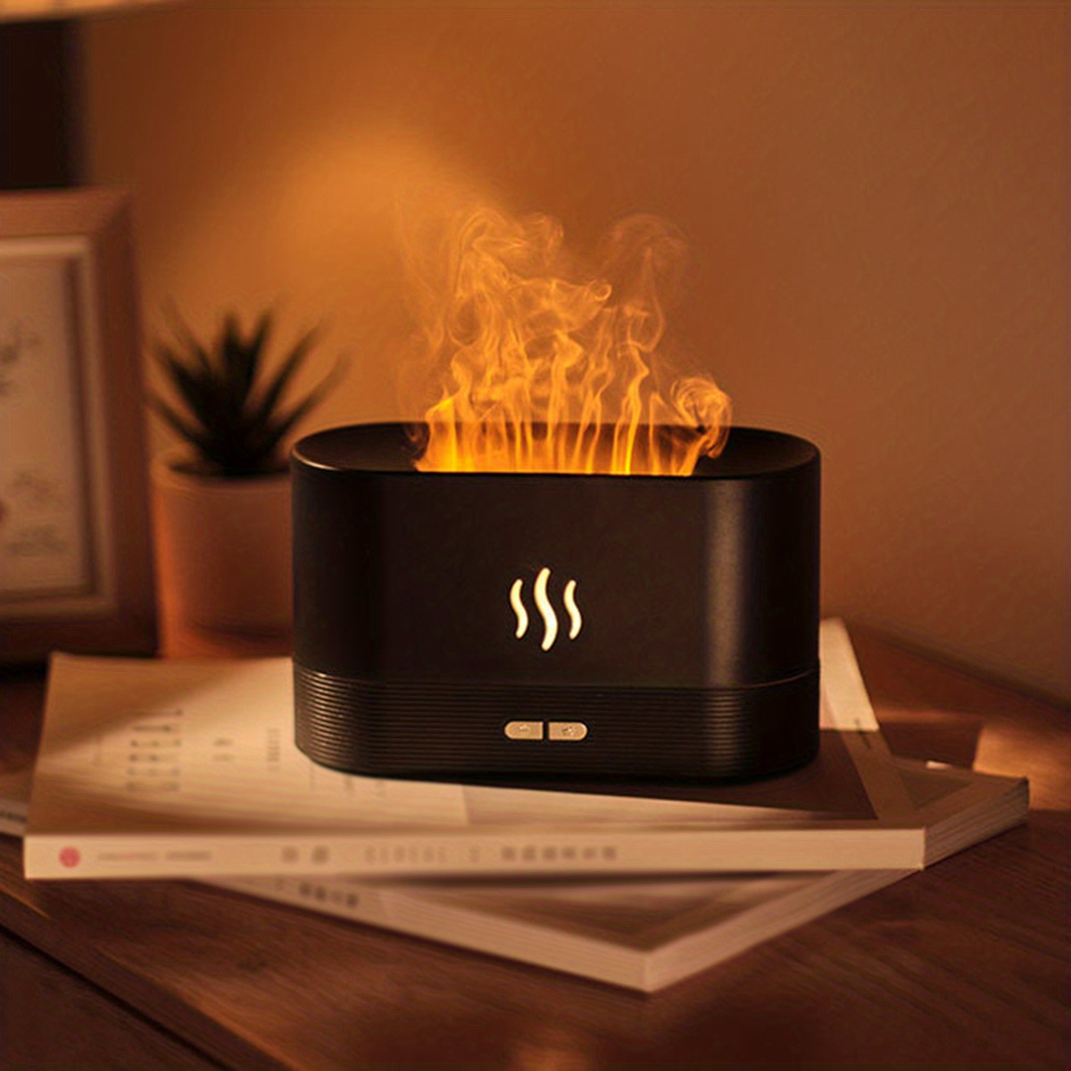Flame Aromatherapy Diffuser Creative Simulation Fragrance - Temu Denmark