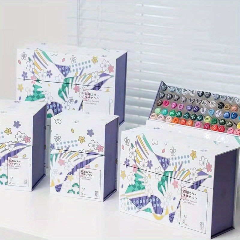 Mark Pen Set Student Art Special Double head Painting - Temu New Zealand