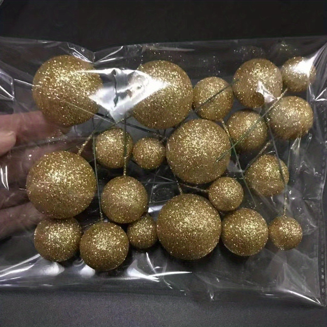 Colorful Cake Decoration Foam Balls Birthday Christmas - Temu Canada