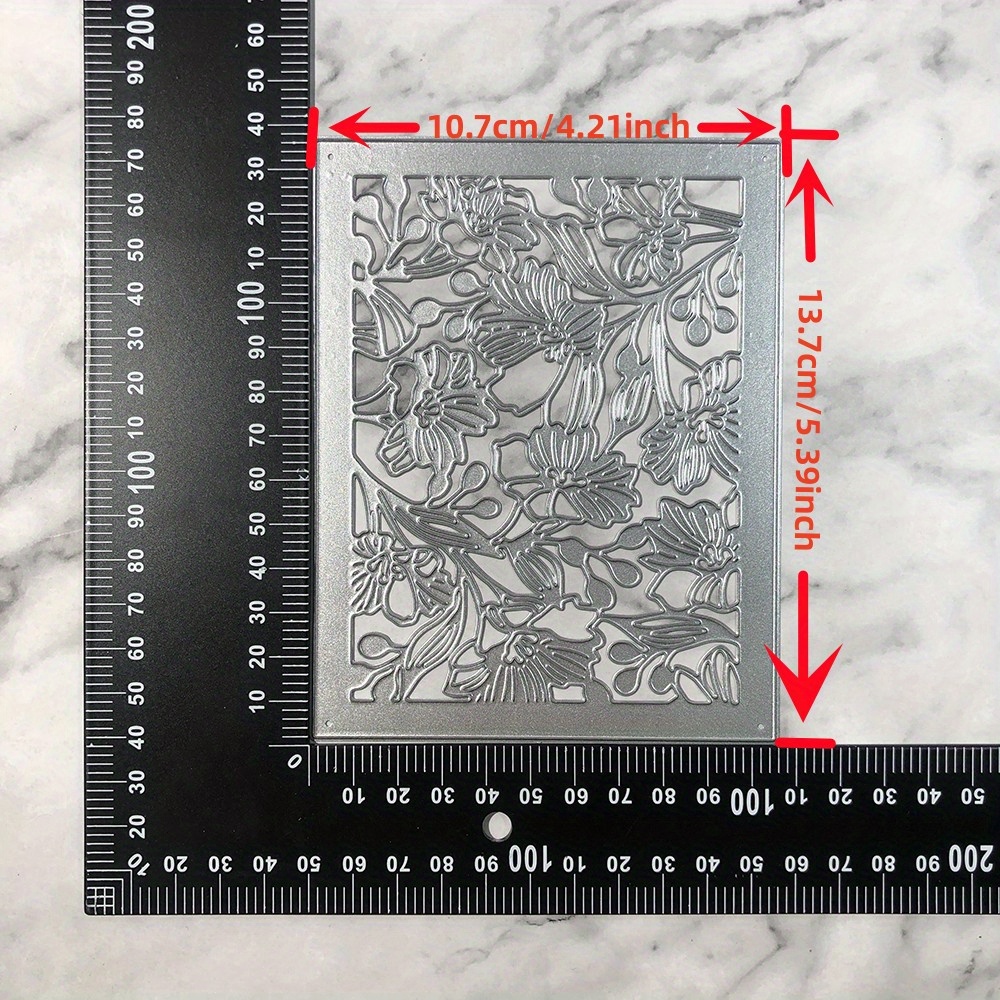 flower texture metal cutting dies stencils - {region_name}