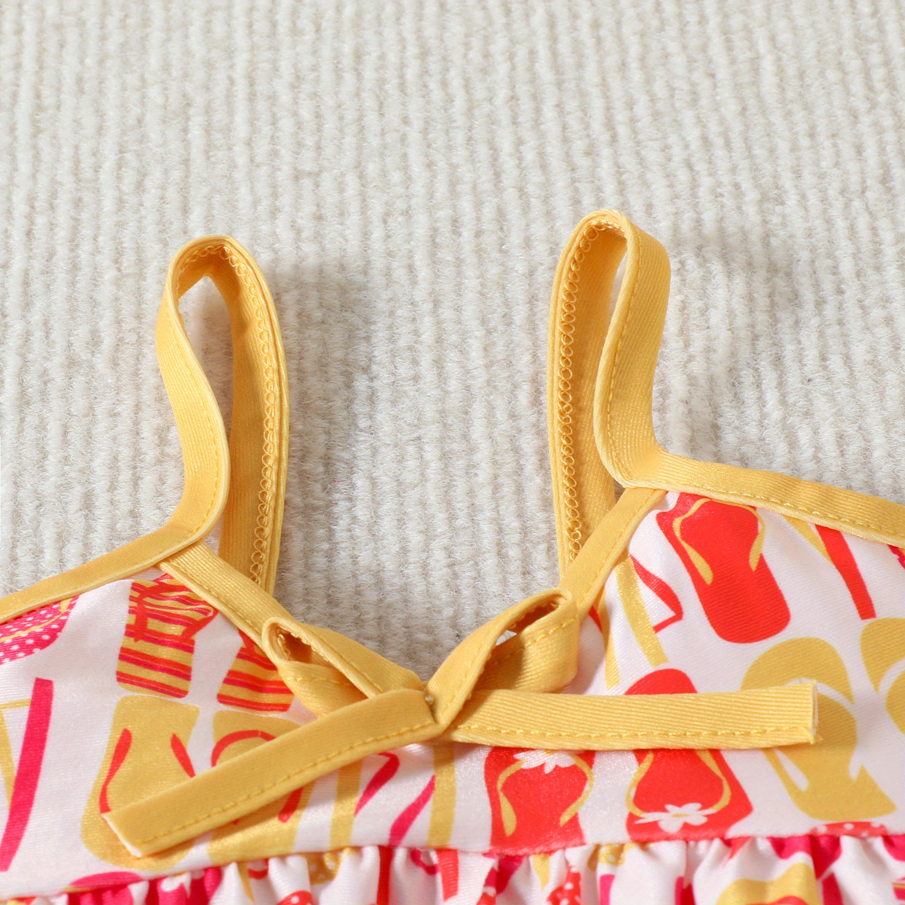 Infant Toddler Girls Trendy Bikini Swimsuit Set Cute Ruffle - Temu New ...