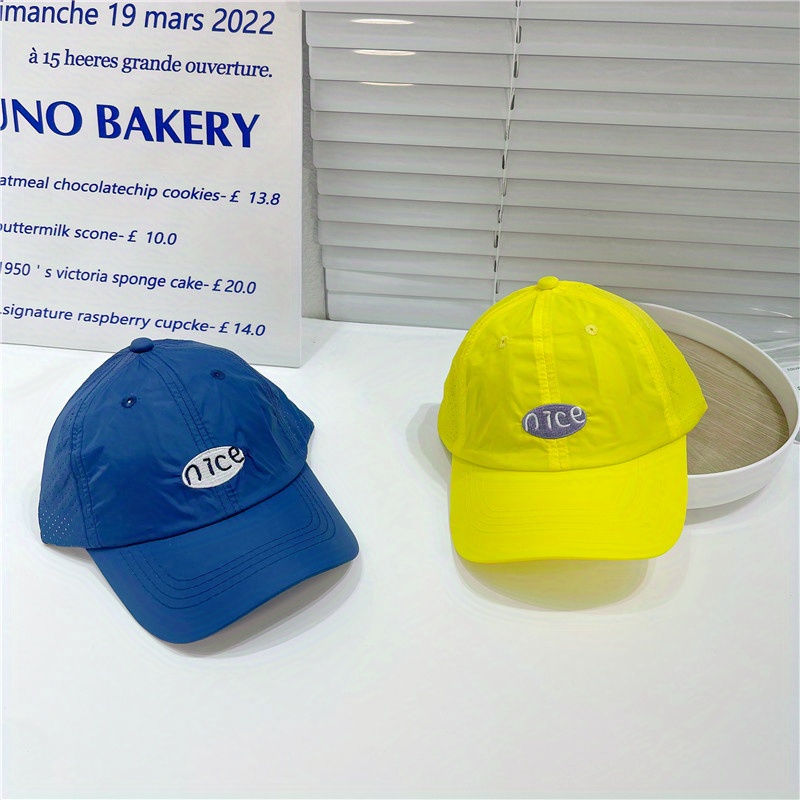 alphabet embroidery children's baseball cap simple casual - Temu New ...