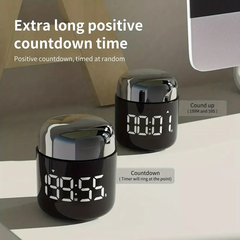 Led Large Display Reverse Timer Kitchen Timer Timing Memory Temu