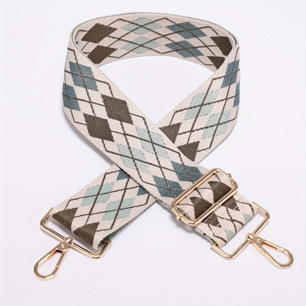 Colorful Geometric Pattern Bag Strap Lightweight Adjustable Strap Travel Accessories | Shop Now ...