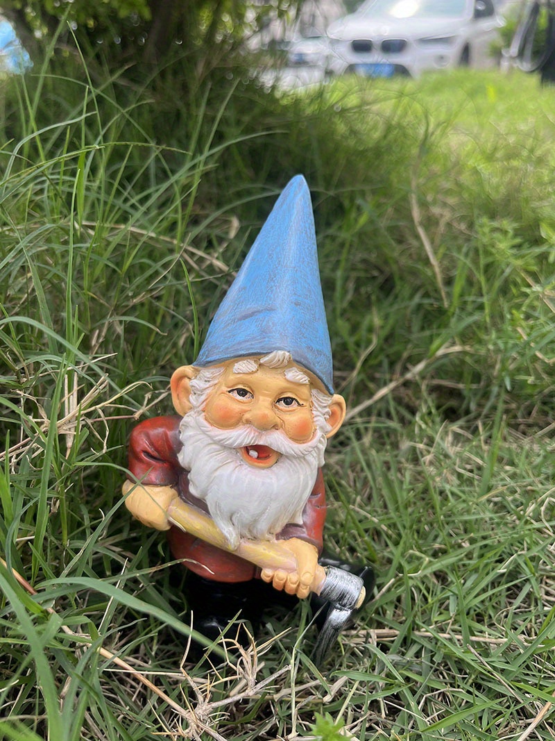 Hoeing Garden Statue Resin Ornament Decoration Home - Temu