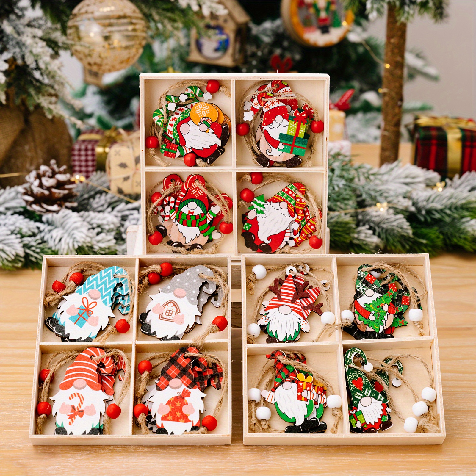 Christmas Wooden Pendant Christmas Gifts - Temu Portugal