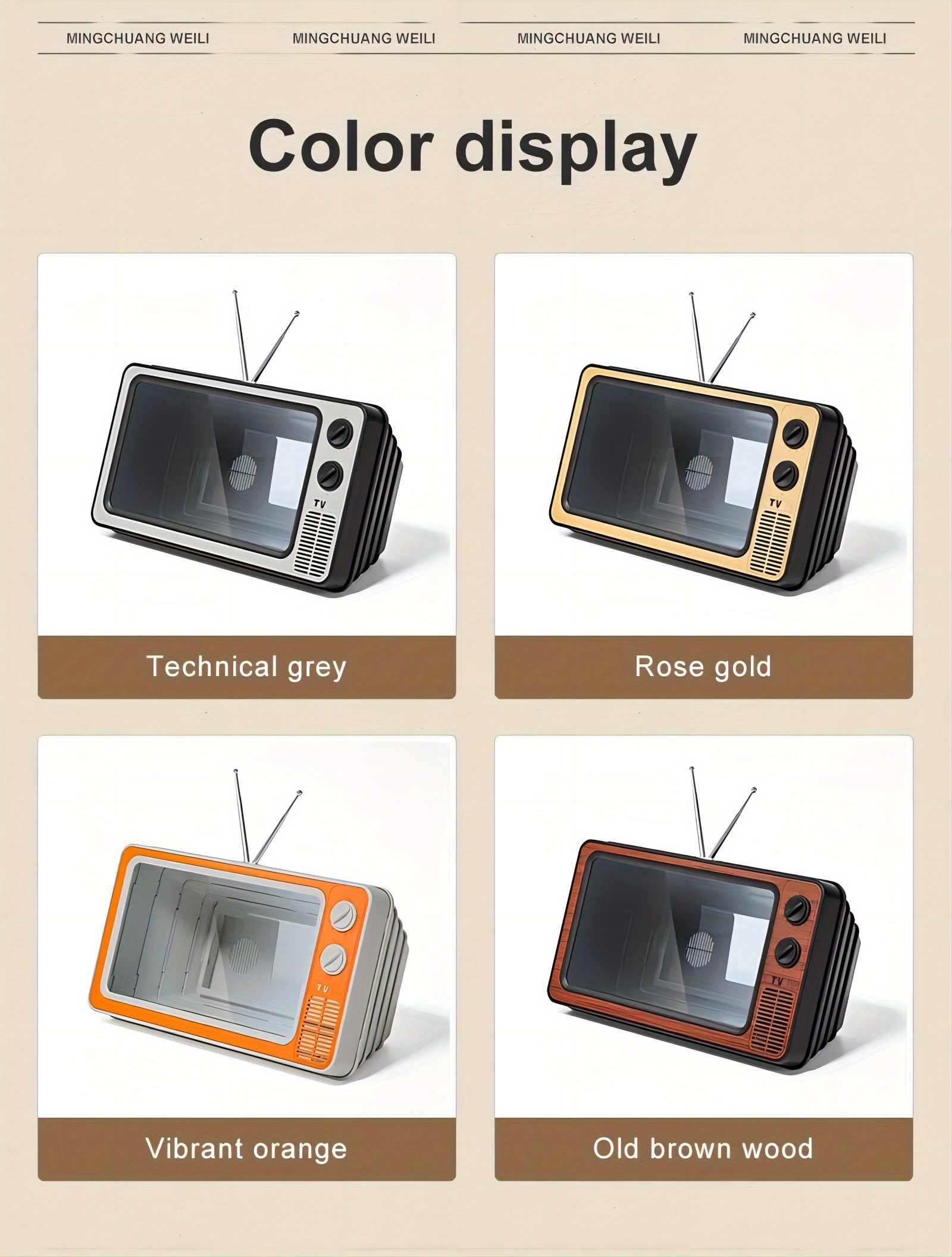 Retro Phone Screen Amplifier 3d Video Projector Tv Lazy - Temu New Zealand