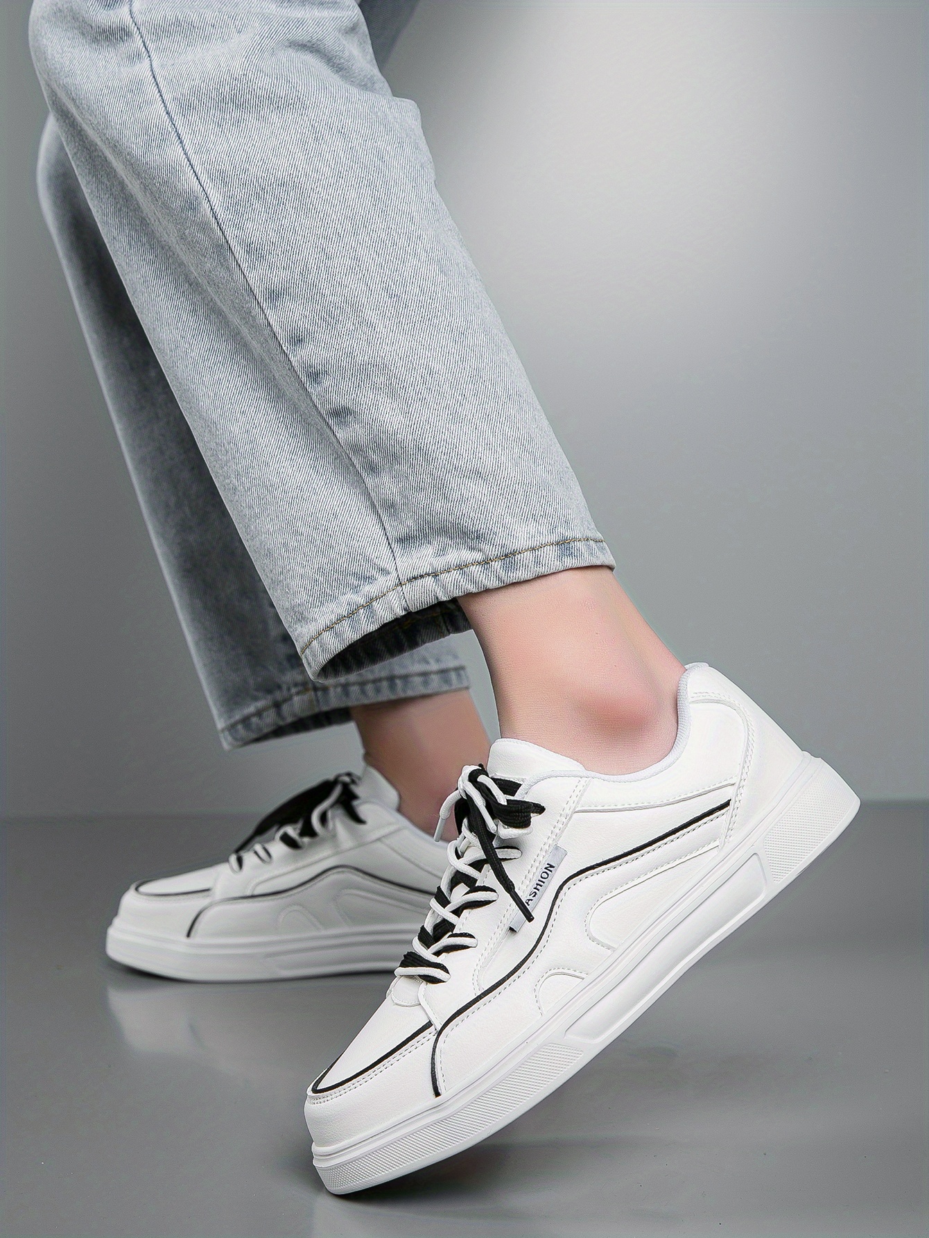 Zapatos De Skate Con Cordones De Moda Para Hombres Zapatillas