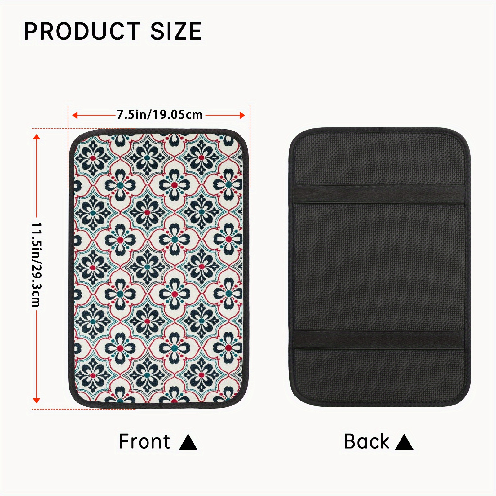 Car Armrest Pad Armrest Storage Box Floor Mat - Temu Australia