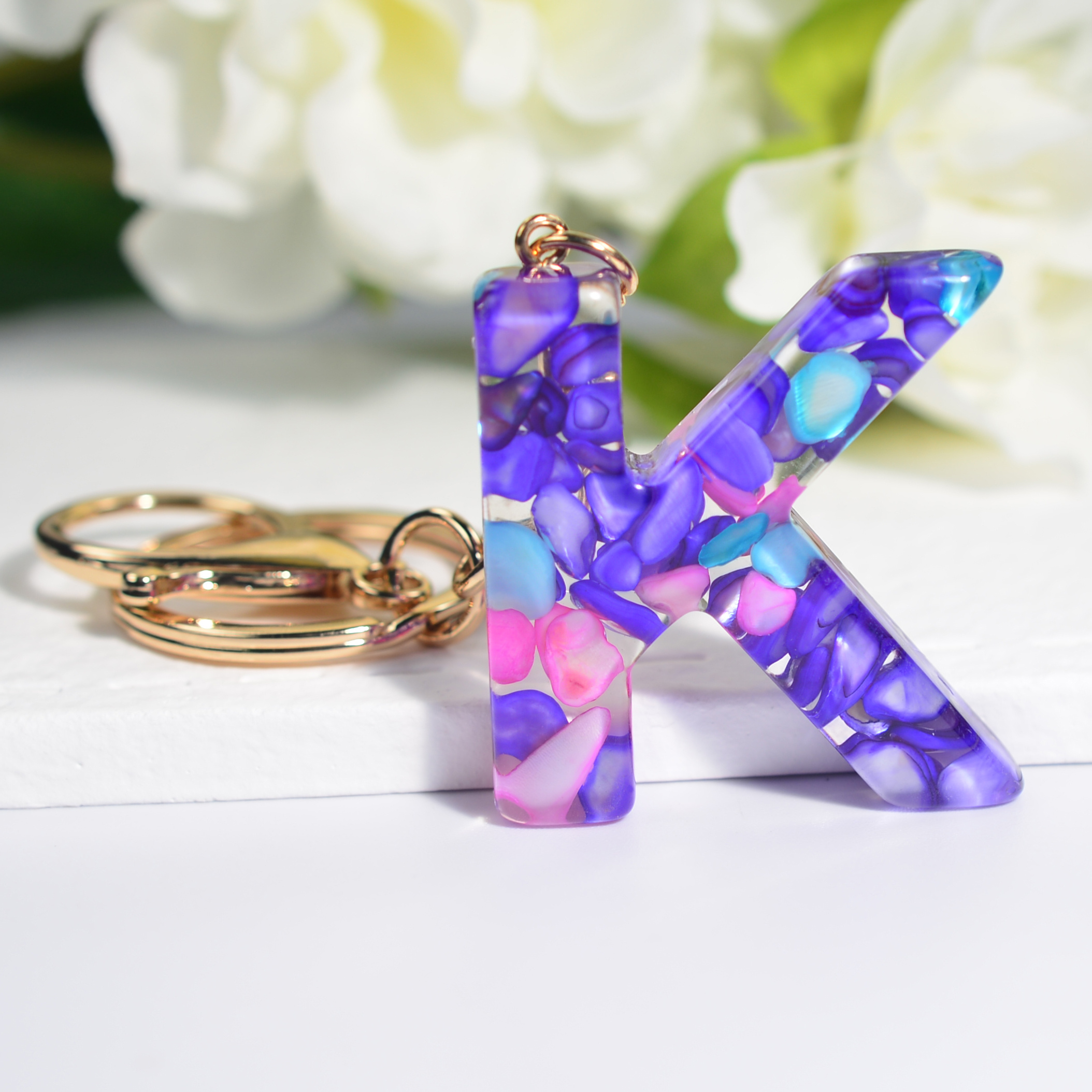 Initial Letter Keychain Alphabet Key Chain Cute Key Ring - Temu Norway