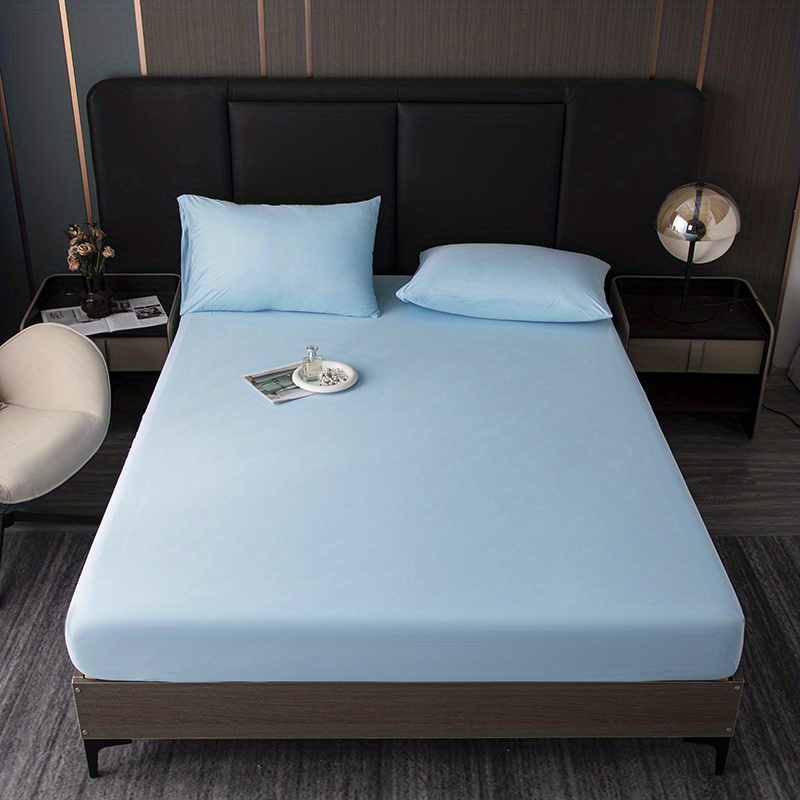fitted sheet set soft comfortable solid color bedding set - Temu Canada