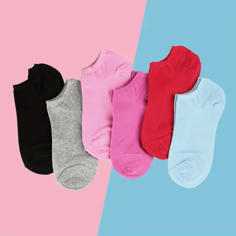Simple Solid Socks Soft Lightweight Low Cut Ankle Socks Temu Australia