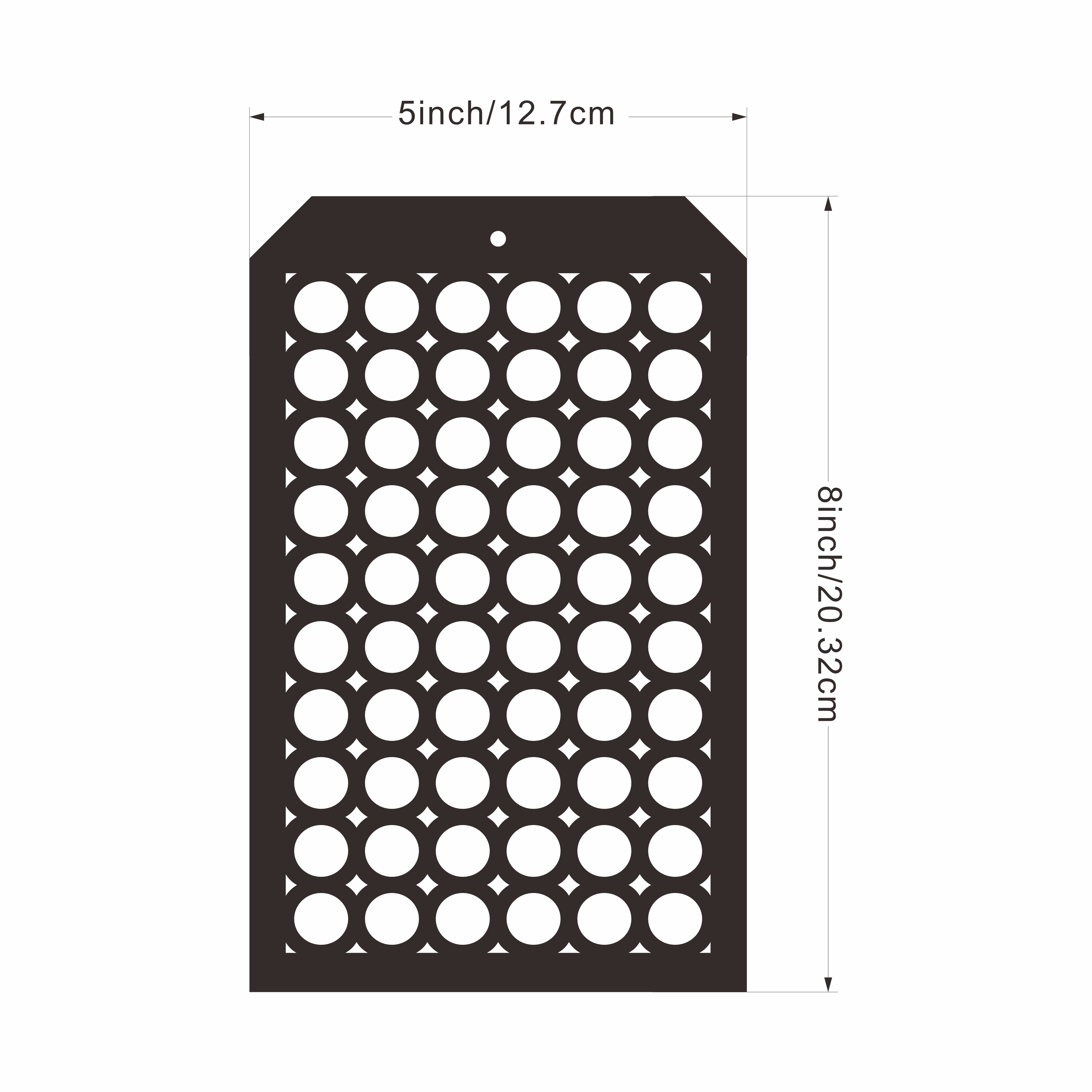 Round Pattern Diy Layering Stencils Painting - Temu