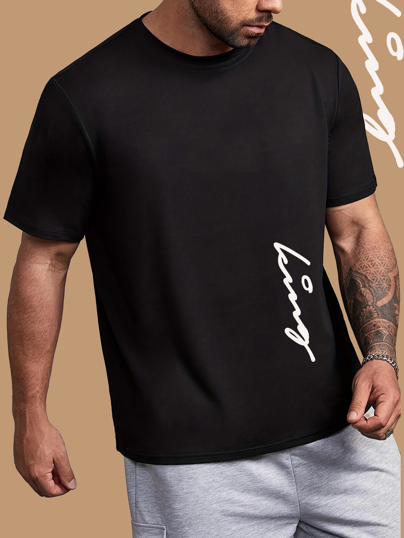 Herren T shirts In Übergröße Lässig Löwen grafik - Temu Switzerland