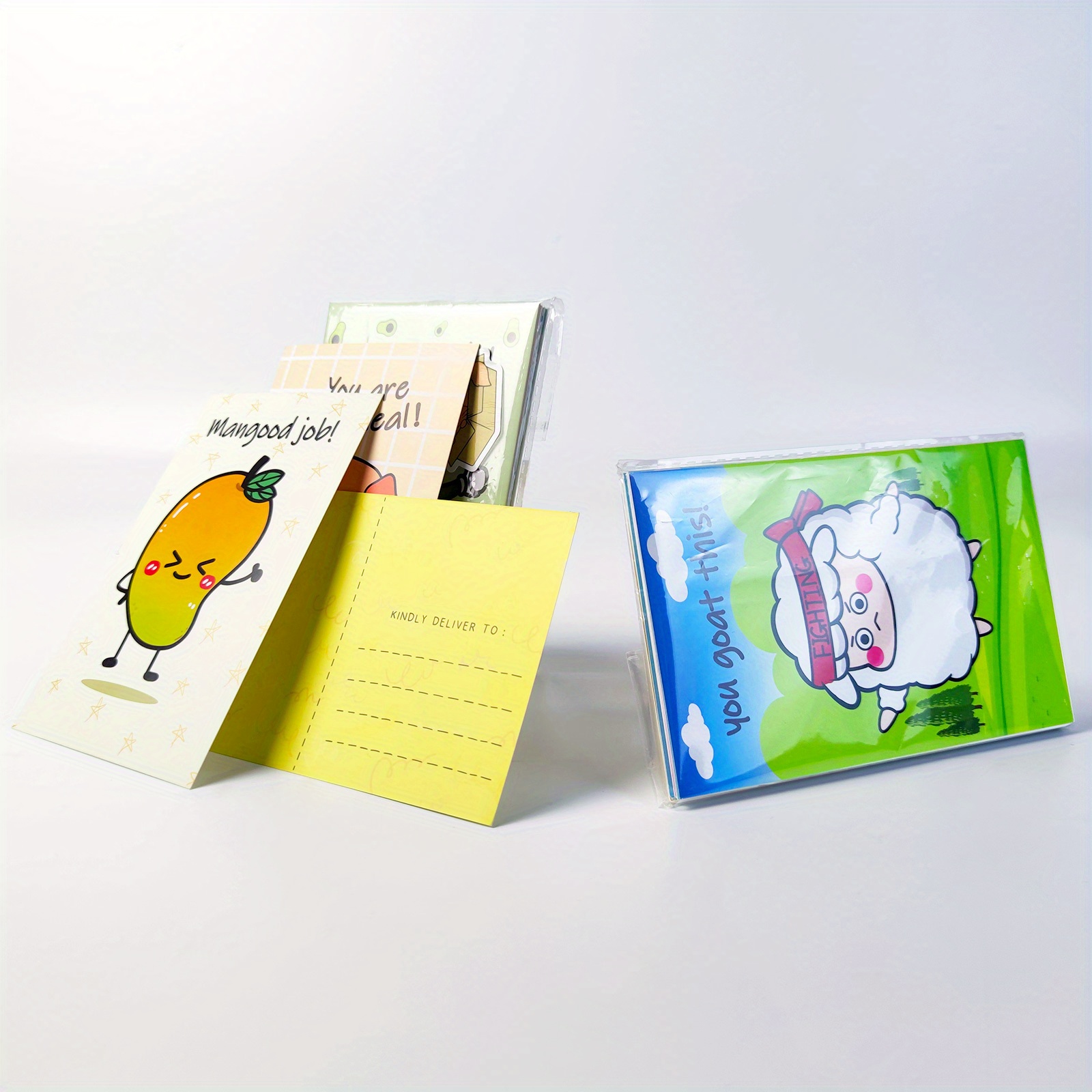 Funny Pun Postcards Pun Cards Hilarious Animals Food Cartoon - Temu