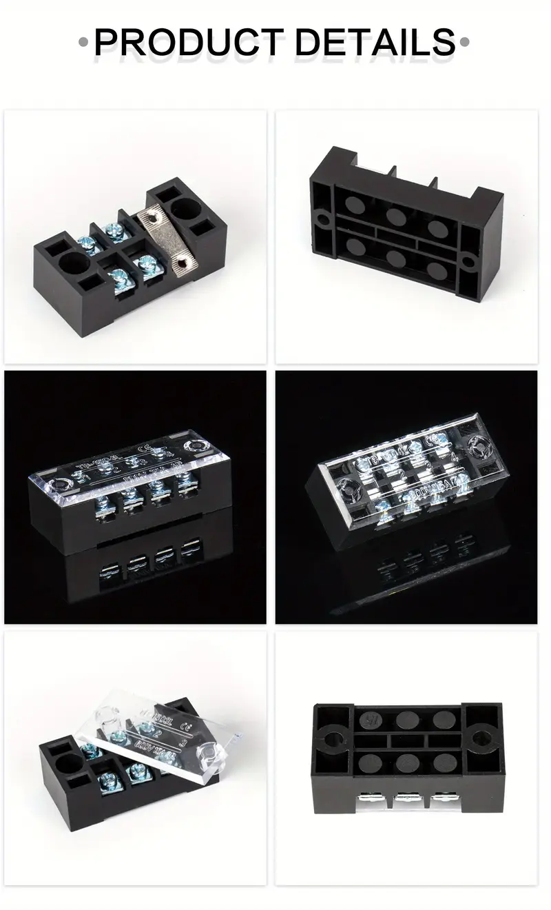 1pc Tb1506 Terminal Blocks 15a6 Section Copper Guide Terminal Block ... 1pc Tb1506 Terminal Blocks 15a6 Section Copper Guide Terminal Block ...