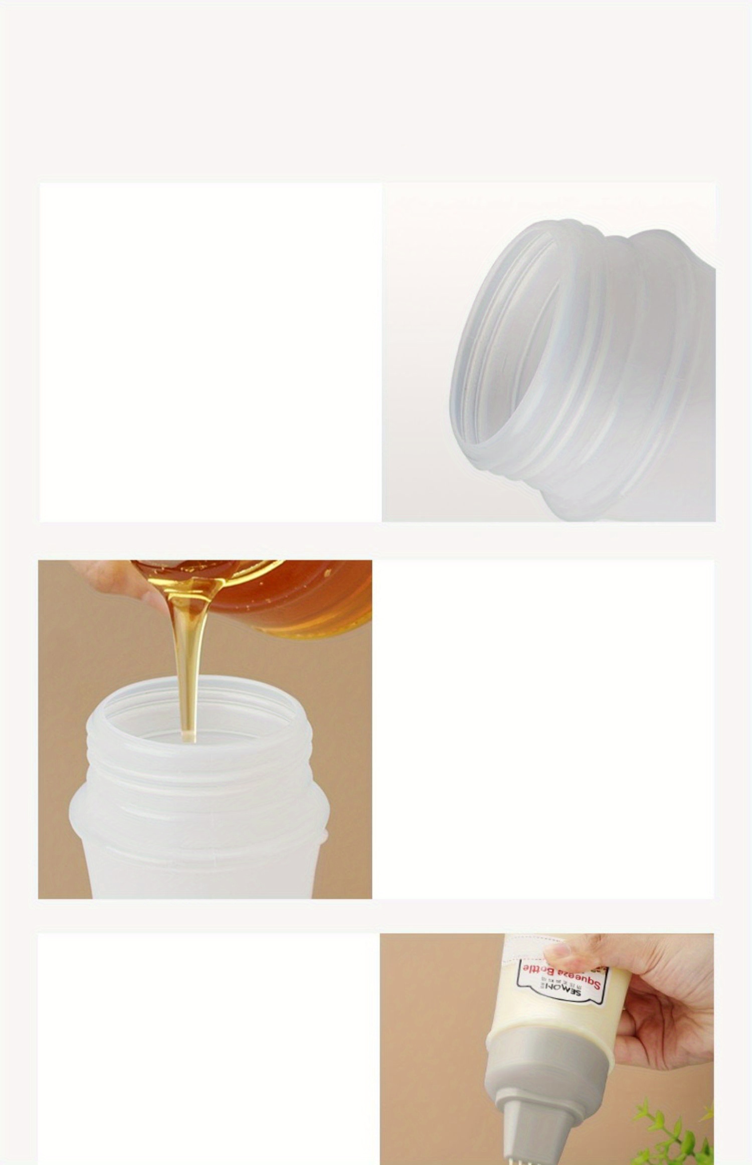 Condiment Squeeze Bottles Squeeze Bottle Plastic Condiment - Temu