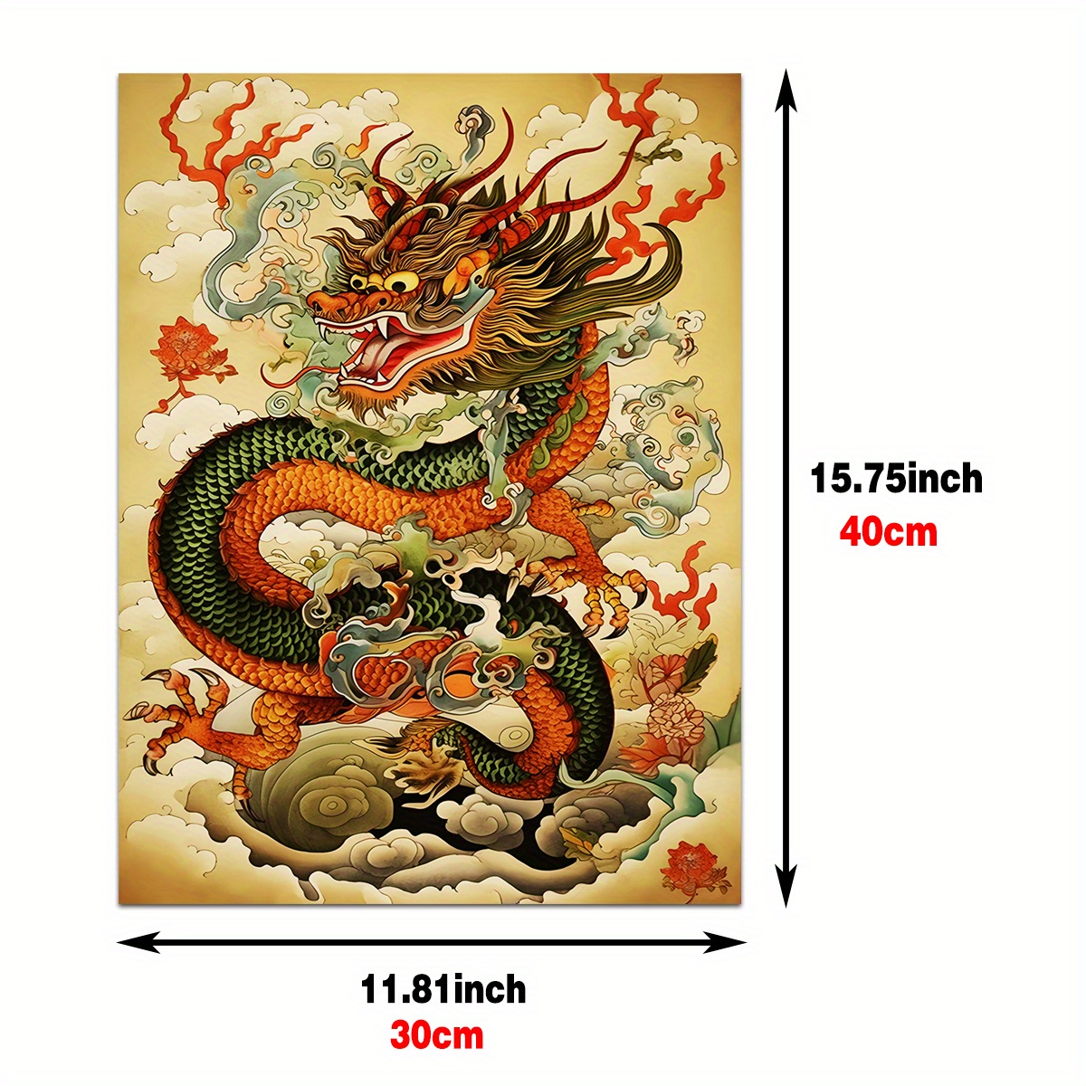 Traditional Japanese Dragon Art