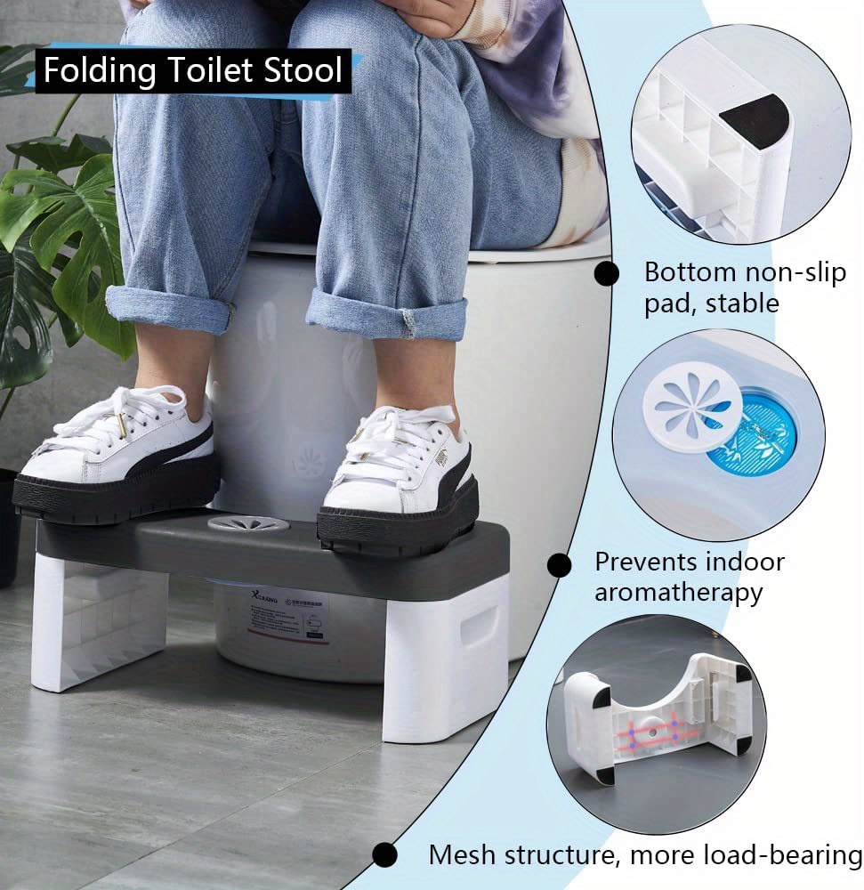 Bathroom Step Toilet Stool Adults improve Toilet Posture - Temu Netherlands