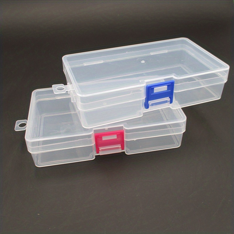 1pc transparent plastic lock box covered desktop finishing box small ...