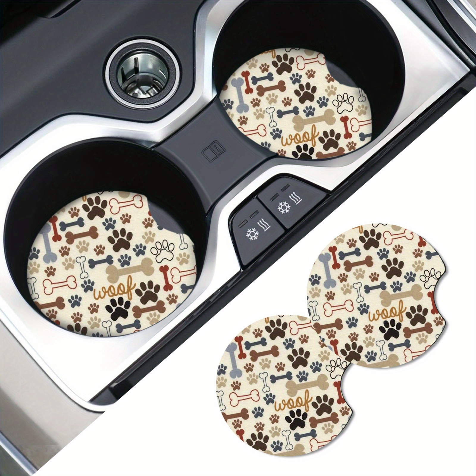 Absorbent Auto Drink Use Color Coasters Mats Vehicle Car - Temu Australia