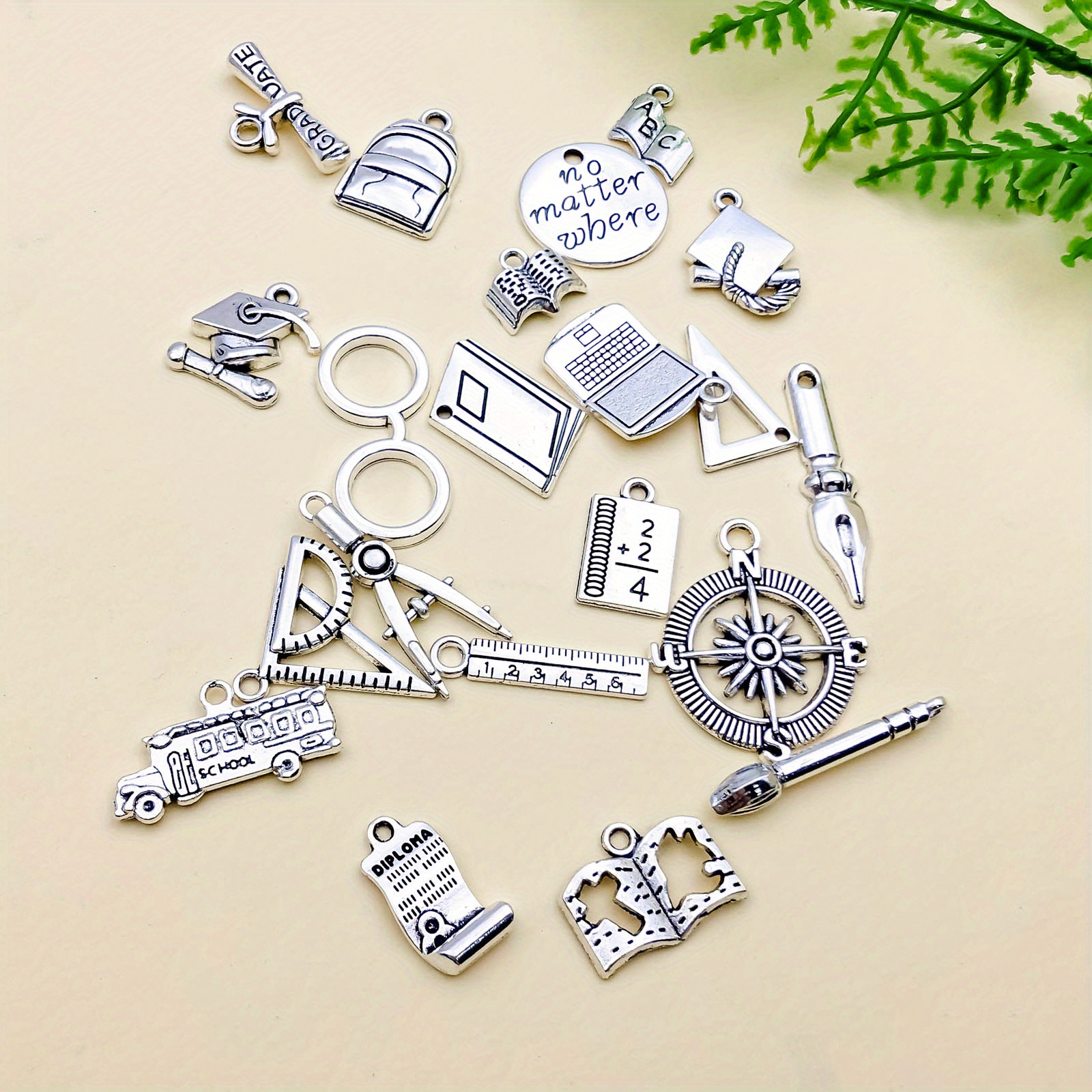Random Mixed Zinc Alloy Antique Silvery Graduation Series - Temu New ...