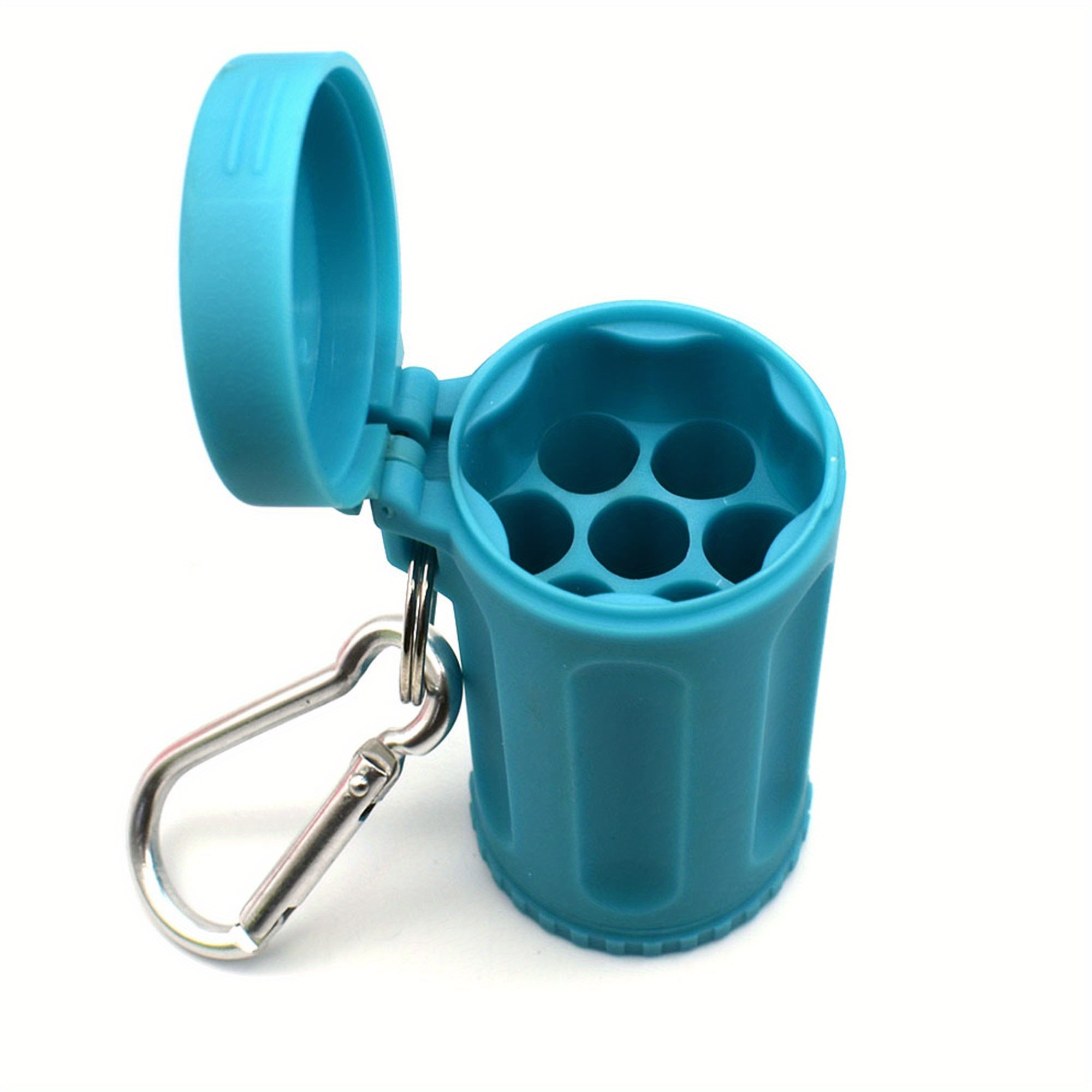 Portable Ashtray Lid Keychain Pocket Ashtray Outdoor Abs - Temu