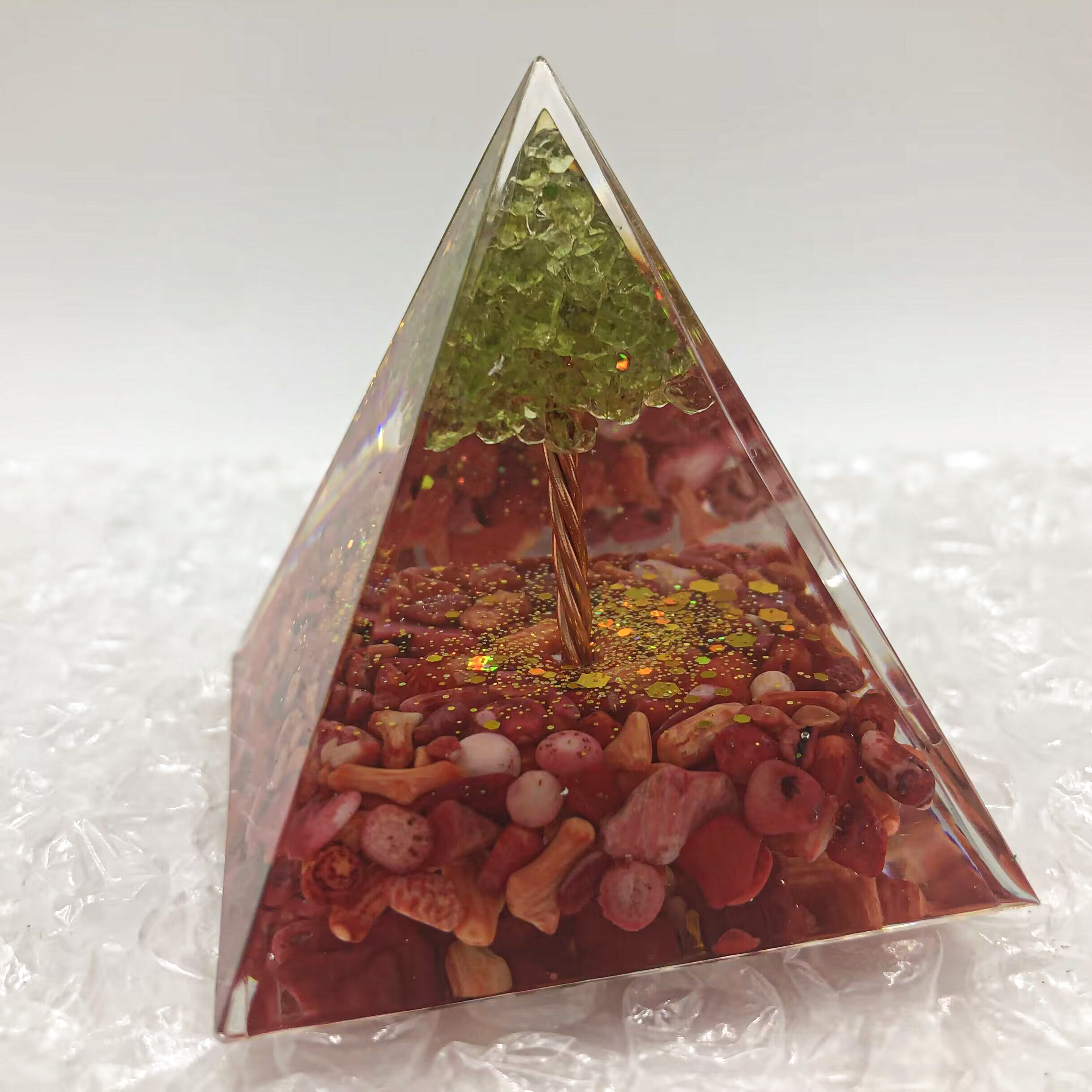 Funky Colorful Plant Tree Pyramid Ornaments - Temu Australia