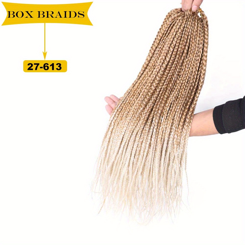 Goddess Box Braids Crochet Hair Extensions Prelooped Easy - Temu