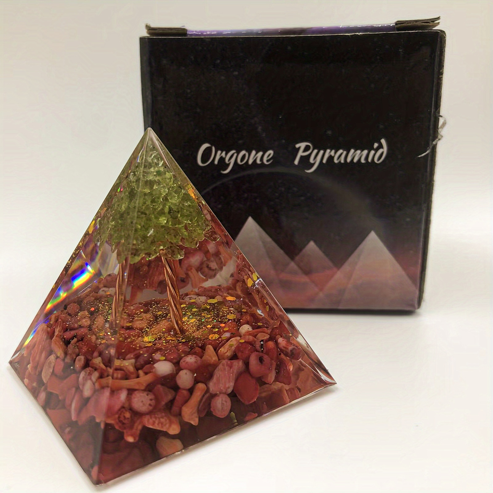 Funky Colorful Plant Tree Pyramid Ornaments - Temu Australia