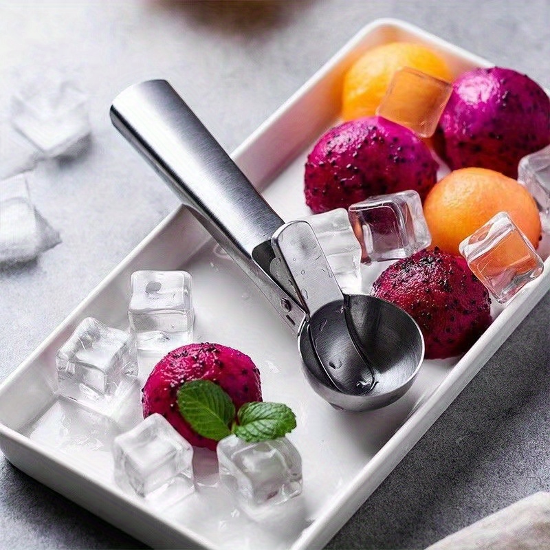 Ice Cream Scoop Stainless Steel Melon Baller Nonstick Anti - Temu