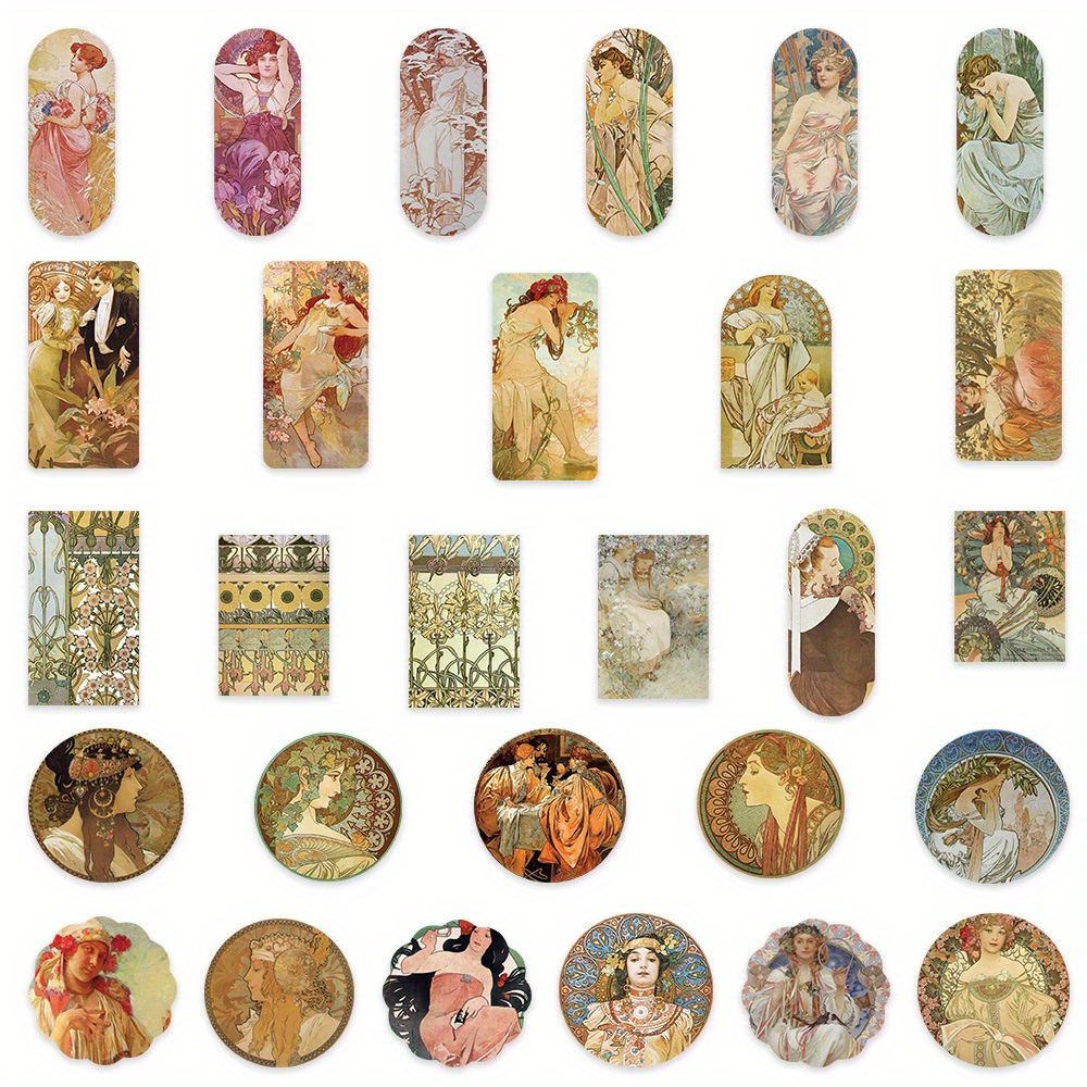 Creative Art Stickers Vintage Cartoon Characters Phone Cases - Temu ...