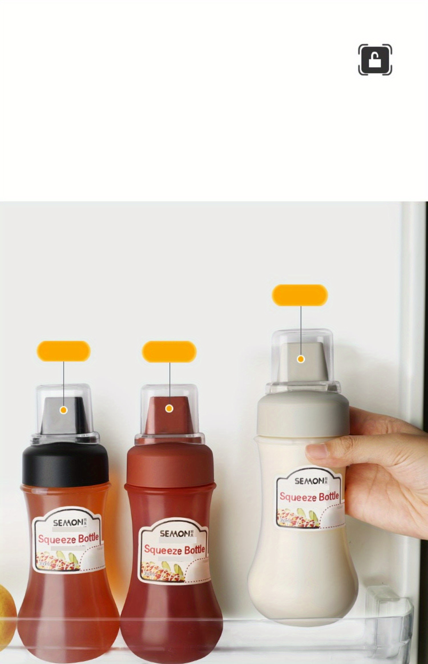 Condiment Squeeze Bottles Squeeze Bottle Plastic Condiment - Temu