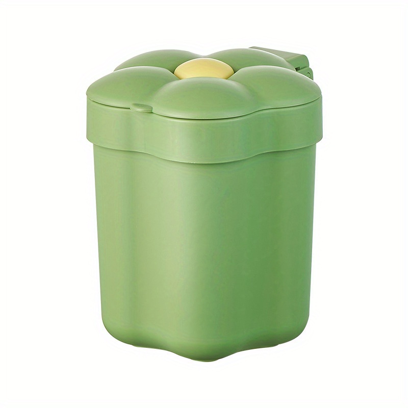 1pc Trash Can Plastic Waste Bin Minimalist Desktop Waste Bin For Home ...