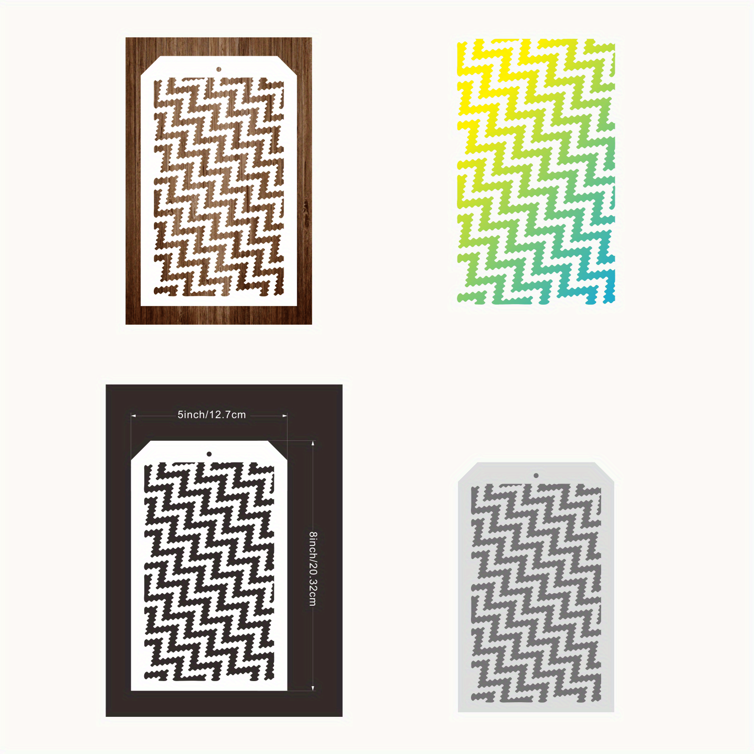 Wave Pattern Diy Layering Stencils Painting - Temu Australia
