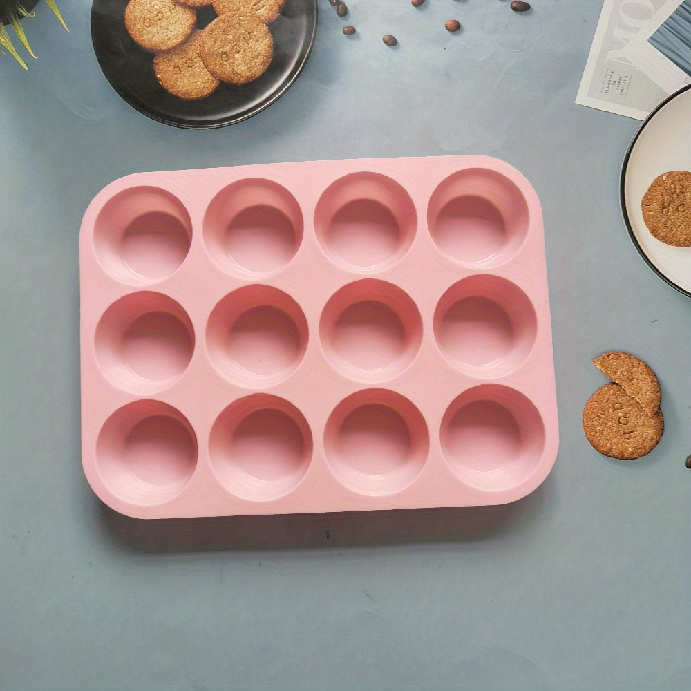 Muffin Mold Cupcake Mold Round Shape Chocolate Mold 12 - Temu Australia