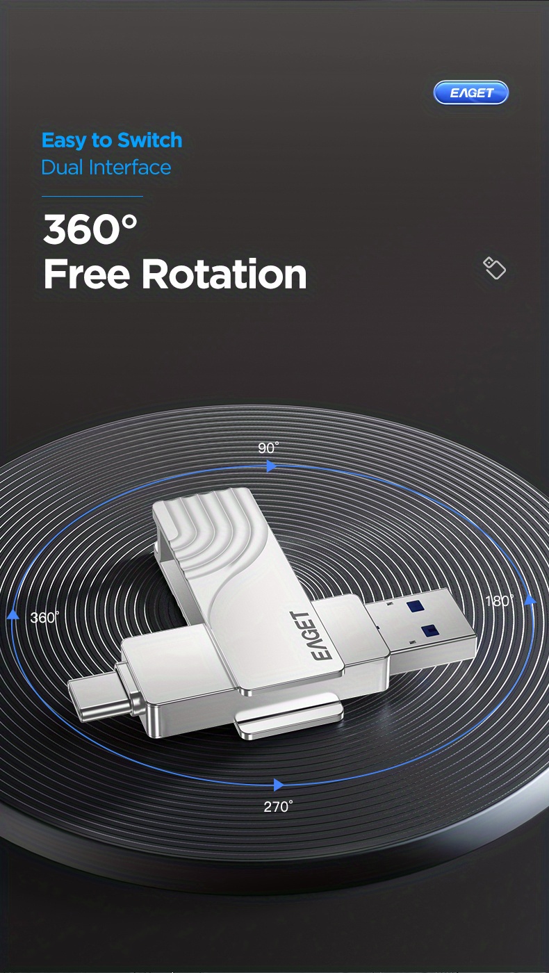 Eaget Et cf30 Type C Usb 3.2 2 in 1 Usb Flash - Temu Kuwait