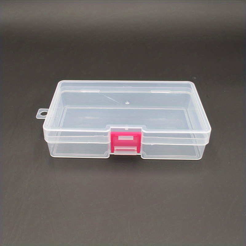 1pc transparent plastic lock box covered desktop finishing box small ...