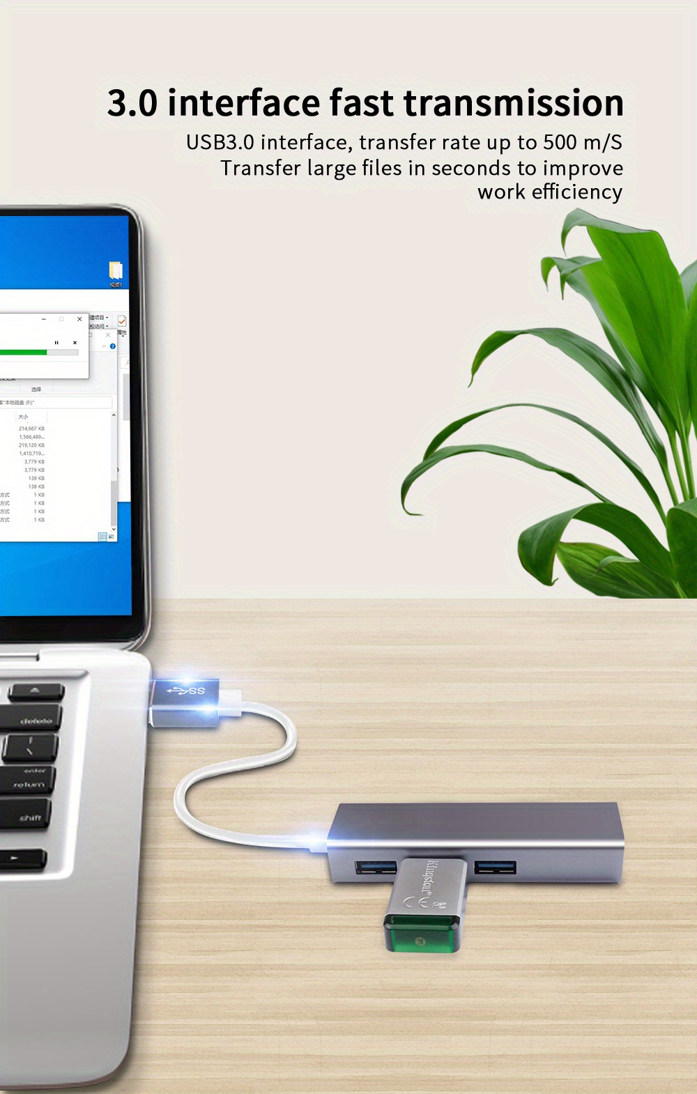 인터넷 케이블 Rj45 포트 회전 Usb 31 유형 노트북데스크톱휴대 전화 등을 위한 3개의 Usb 포 Temu