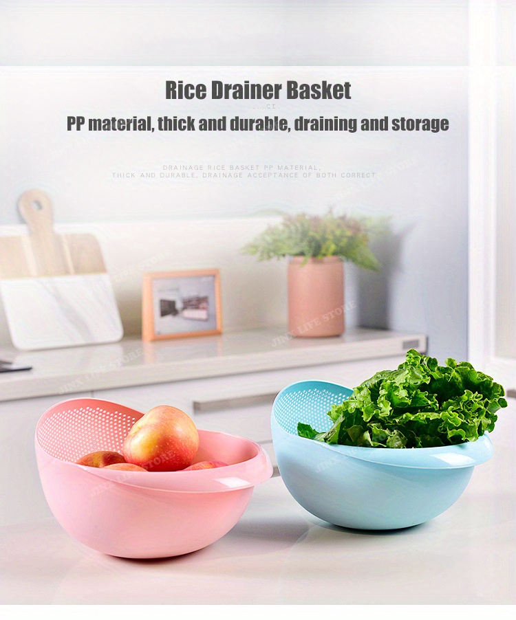 Mesh Sieve Rice Sieve Plastic Colander Sieve Rice Washing - Temu