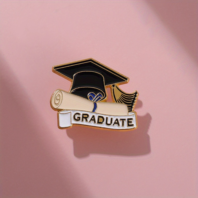 Graduation Season Bachelor Hat Brooch Pin Small Gift Jewelry - Temu Ireland