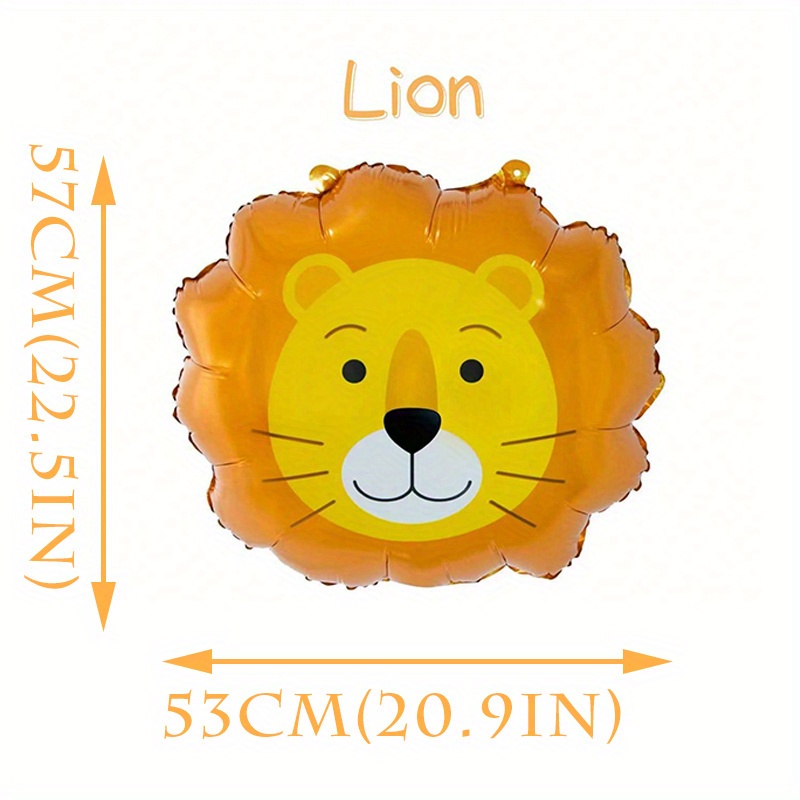 1pc animal balloon giraffe panda bear theme party - Temu United Kingdom