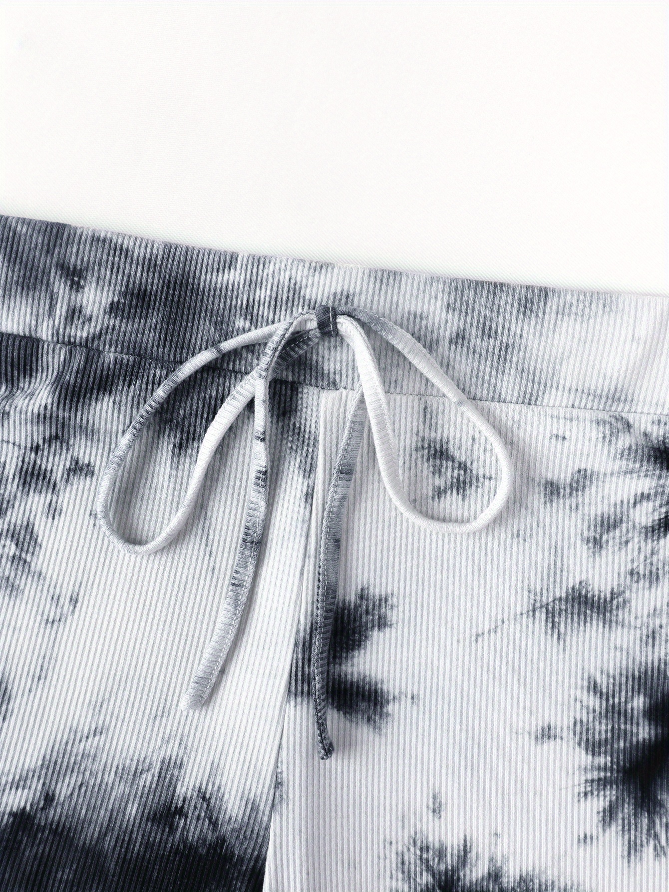 Tie Dye Drawstring Shorts Sexy High Stretch Wide Leg Summer - Temu ...