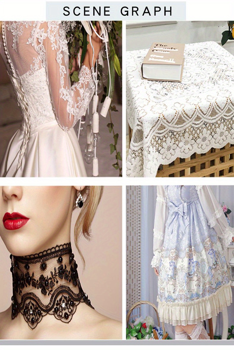 3d Lace Applique Fan Diy Patch - Temu Philippines