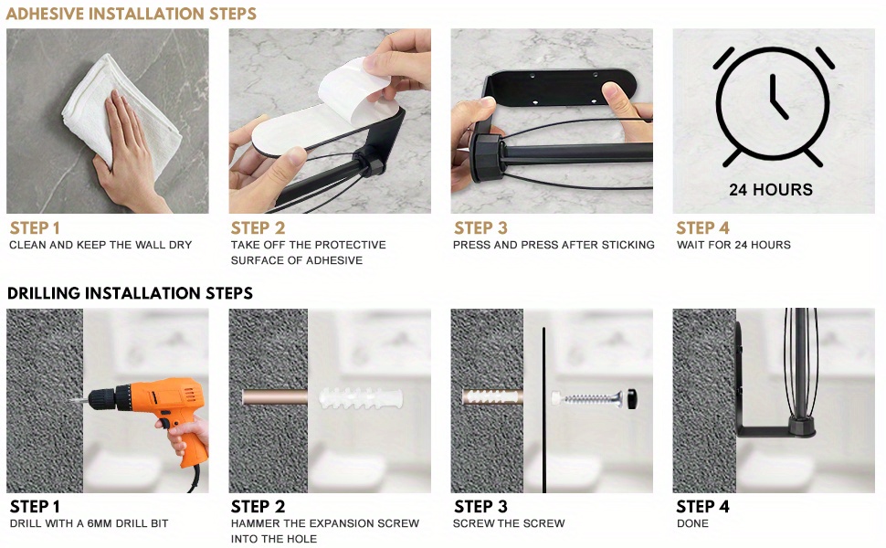Paper Towel Holder Cabinet Single Hand Operable Wall Mount - Temu