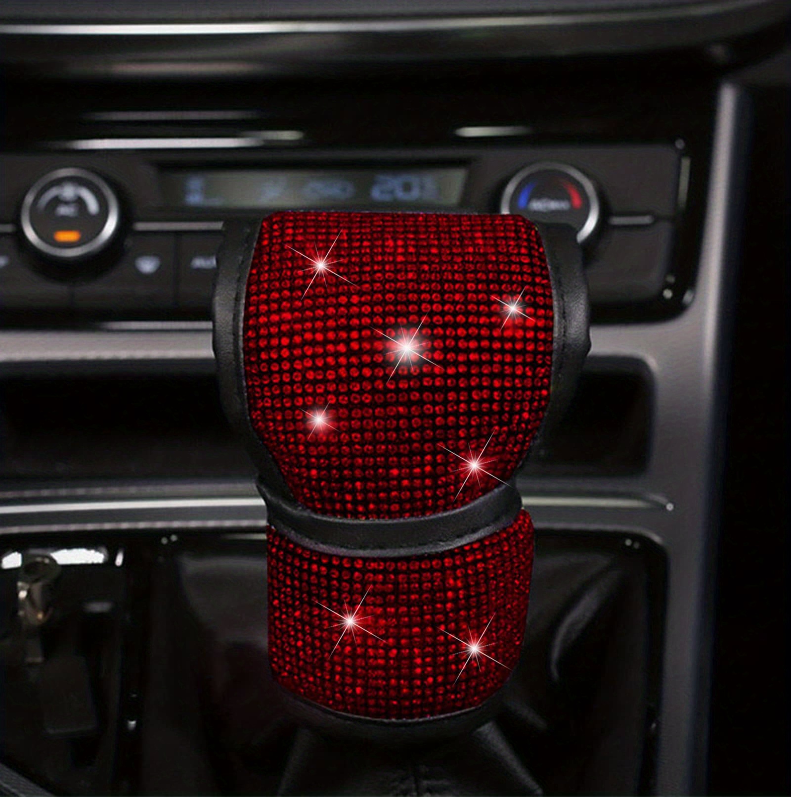 car rhinestones women steering wheel set car coaster set - Temu