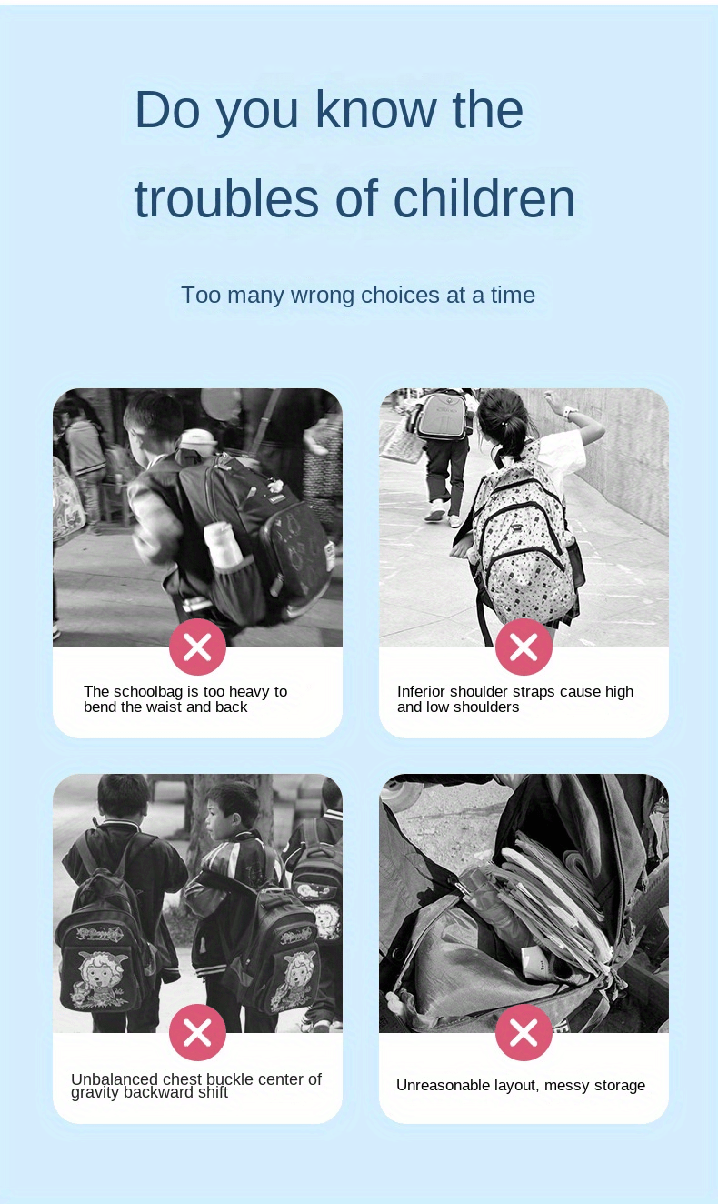 Casual Large Capacity Waterproof Backpack Pressure Reducing - Temu ...