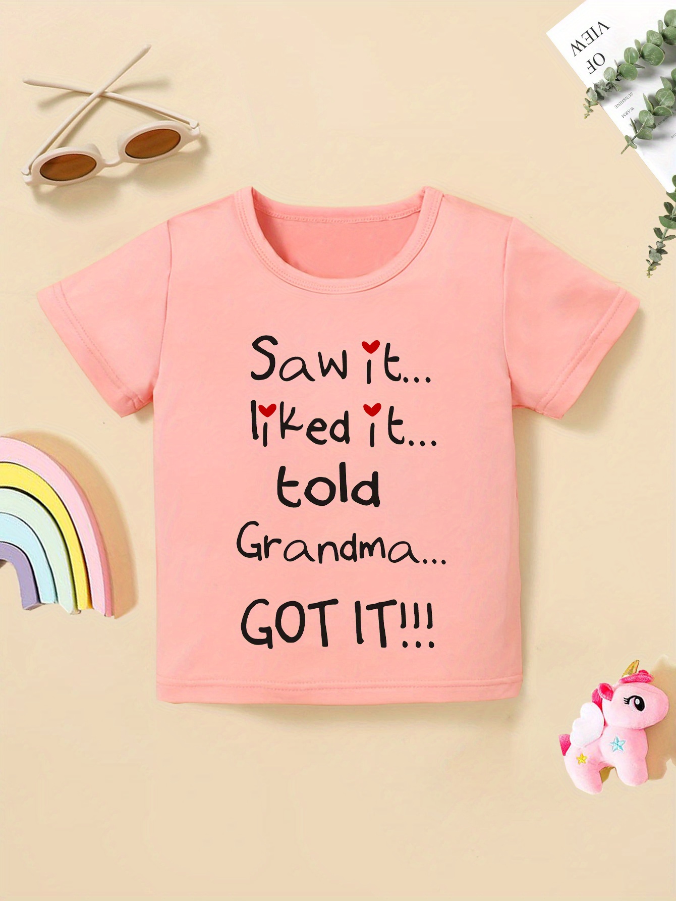 girls cute round neck "saw " graphic short sleeve t - {region_name}