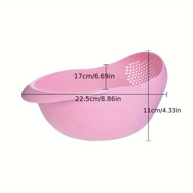 Mesh Sieve Rice Sieve Plastic Colander Sieve Rice Washing - Temu